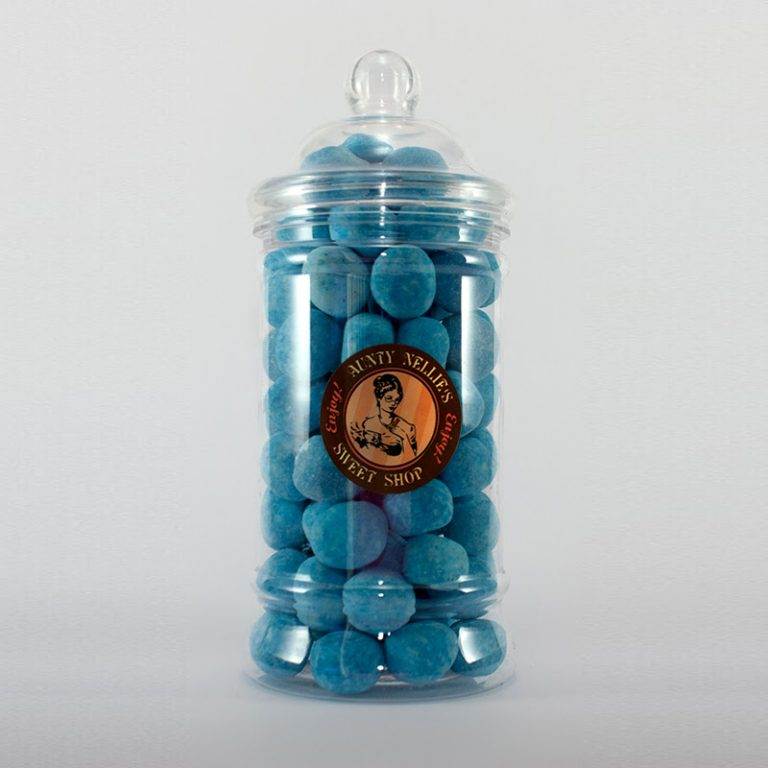 Blue Raspberry Bon Bons 400g Jar - ALLSORTS OF SWEETS
