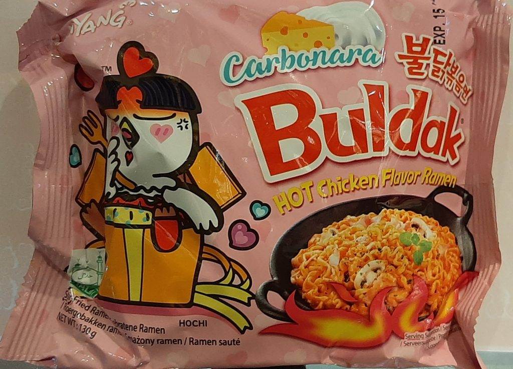 Buldak Noodles Carbonara - ALLSORTS OF SWEETS